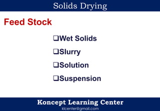 Solids drying | PPT