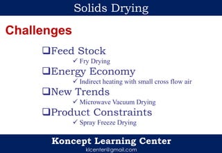 Solids drying | PPT