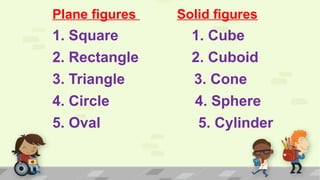 SOLID SHAPES - introduction - cube , cuboid , sphere , cylinder , cone ...