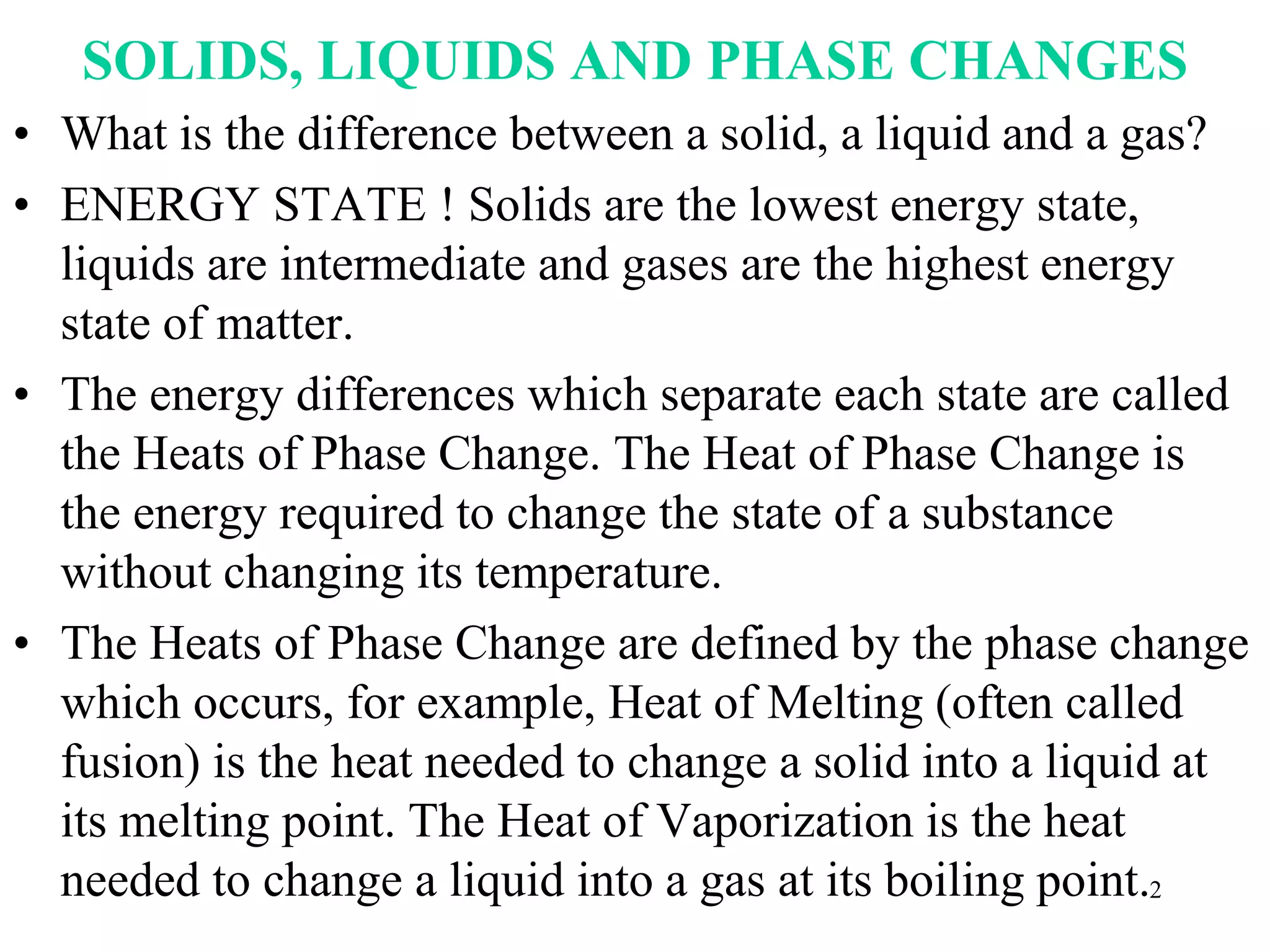 Properties of Solids & Liquids | PPSX