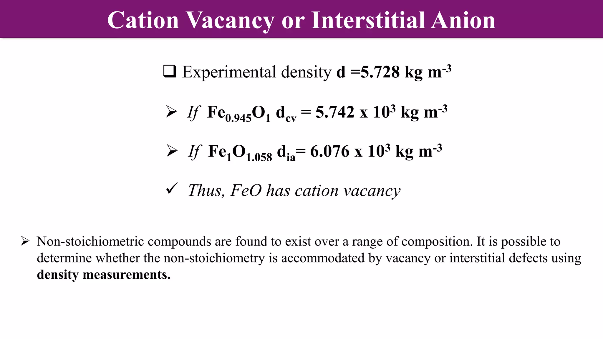 Solid solution and non stoichiometry | PPTX