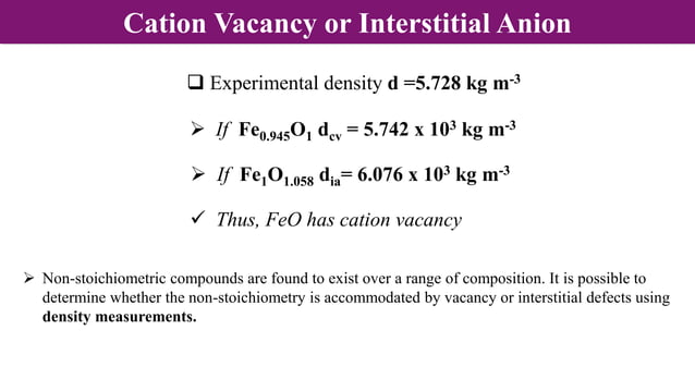 Solid solution and non stoichiometry | PPTX | Chemistry | Science