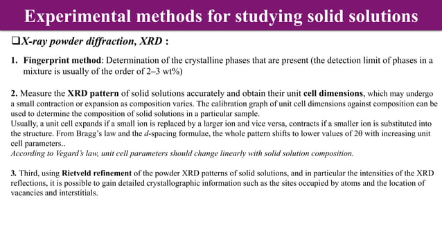 Solid solution and non stoichiometry | PPTX | Chemistry | Science
