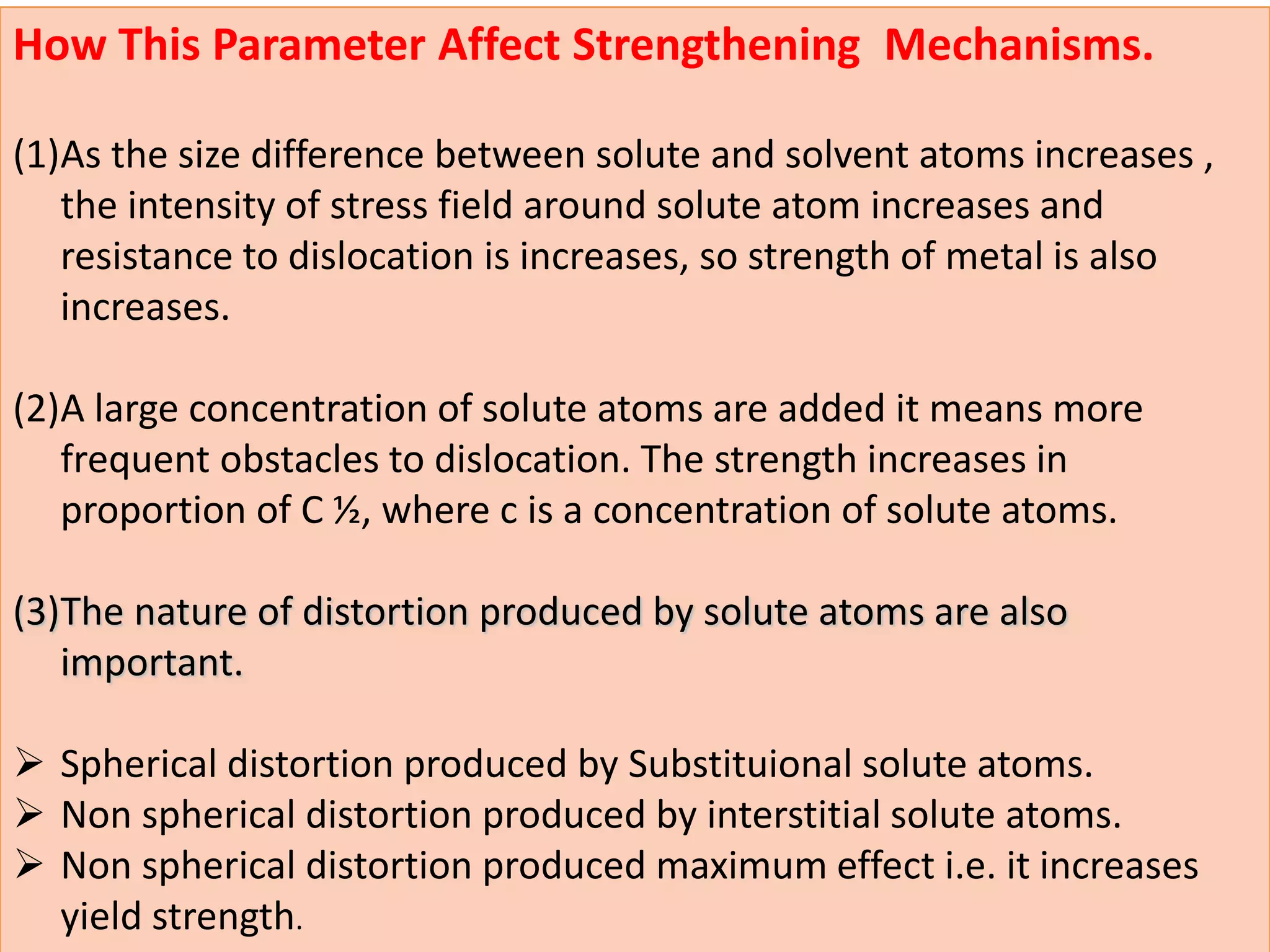 Solid solution strengthening | PPTX