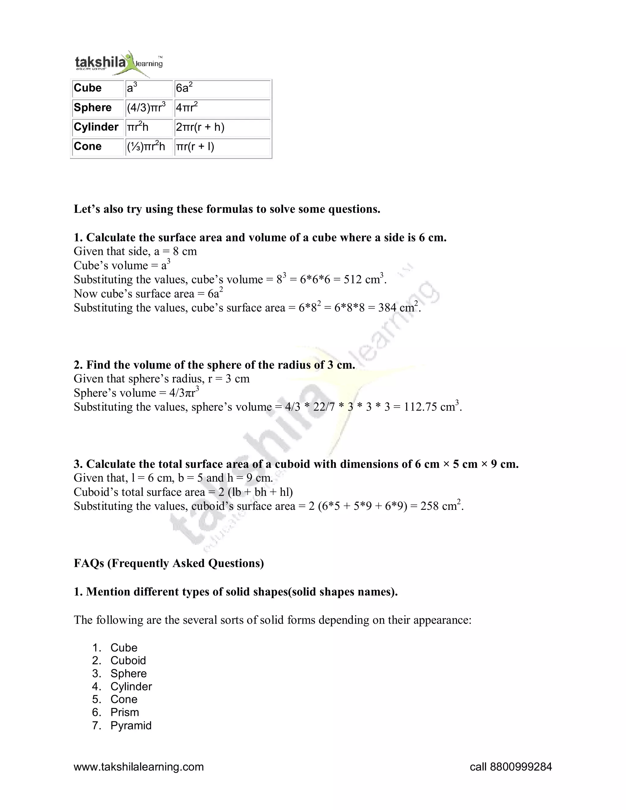 Solids Shapes _Solid geometry_ in Maths & their types and Formulas.pdf