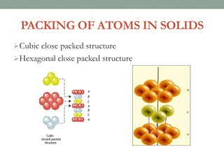 Solids state of matter | PPT