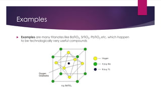 SPINELS,INVERSE SPINELS AND PEROVSKITES | PPTX
