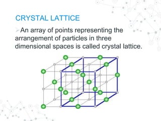 Crystalline Solids | PPTX