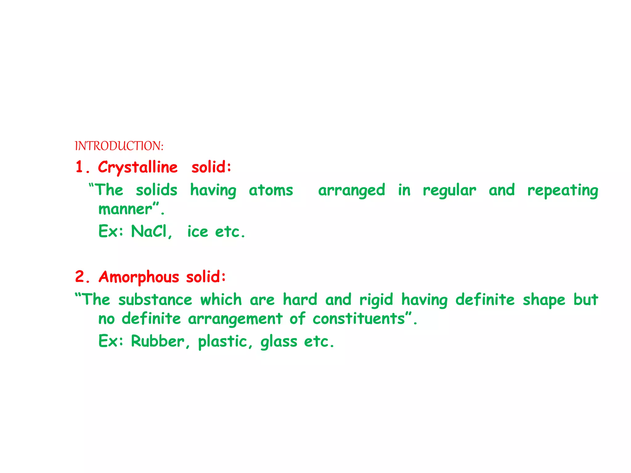 Solid state chemistry ppt | PPTX