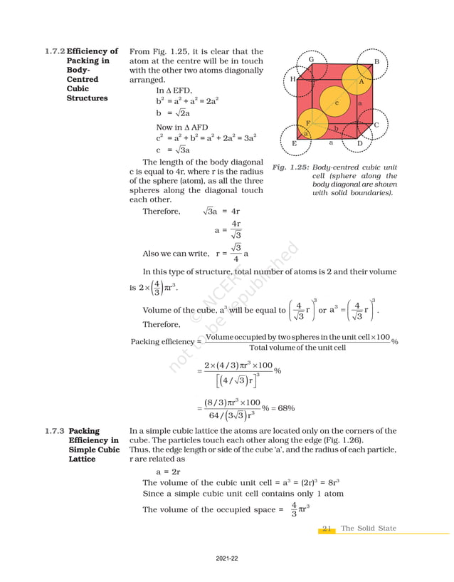 solid state ncert class 11 text book pdf | PDF