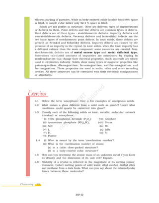 solid state ncert class 11 text book pdf | PDF