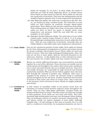 solid state ncert class 11 text book pdf | PDF