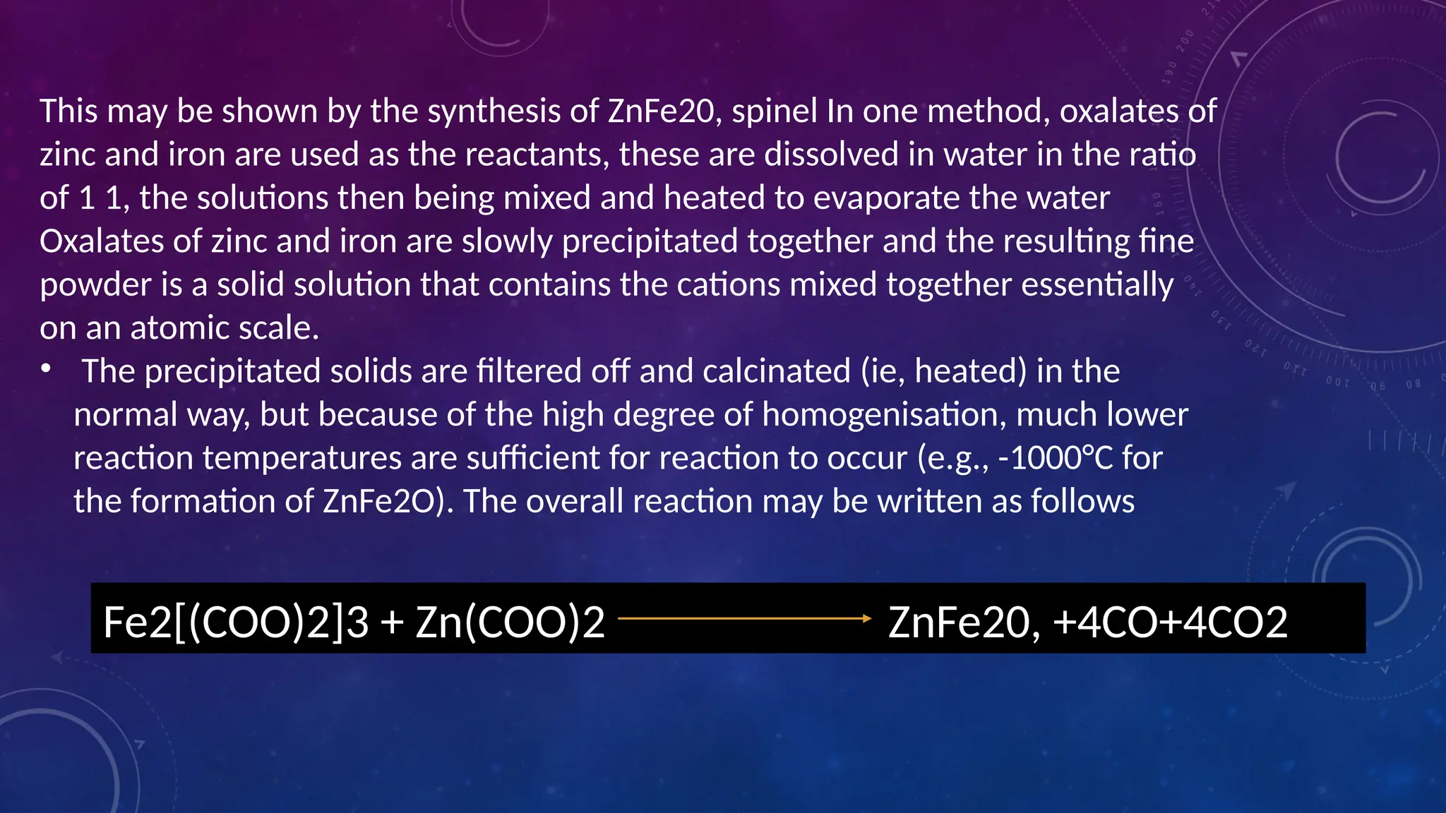 solid state.pptxCoprecipitation as a precursor to solid state reaction ...