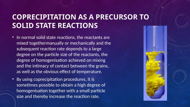 Solid Statepptxcoprecipitation As A Precursor To Solid State Reaction And Kinetic Of Solid