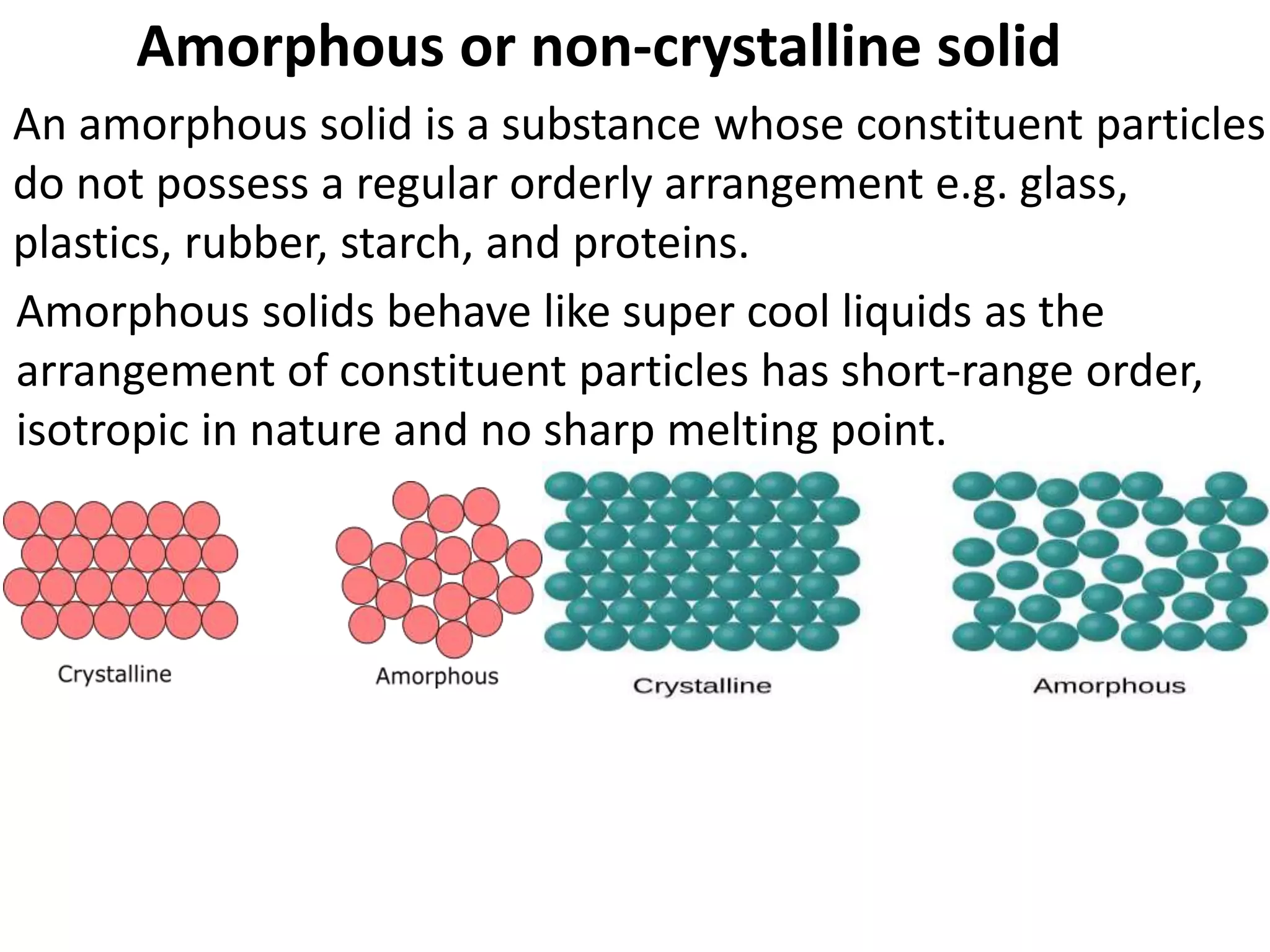 SOLID STATE- E ppt.pptx | Chemistry | Science