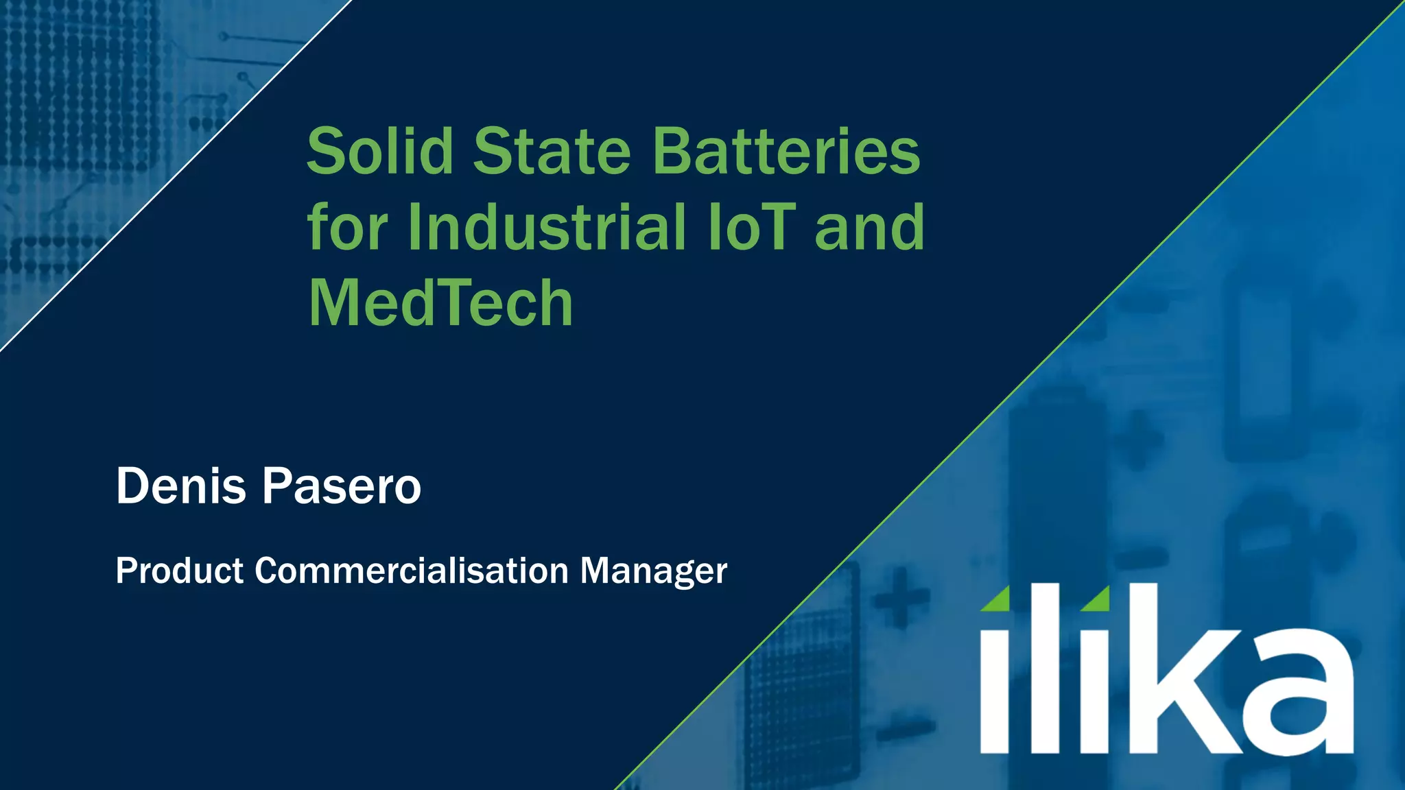 Solid state batteries for industrial IoT and Medtech | PDF