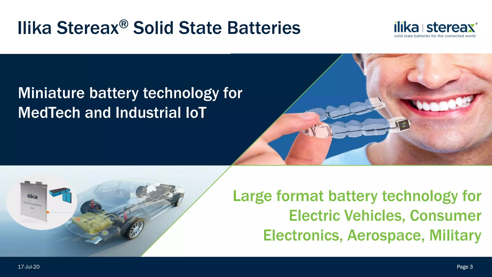 Solid state batteries for industrial IoT and Medtech | PDF