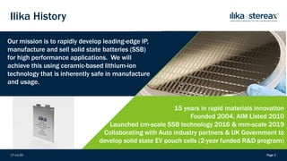 Solid state batteries for industrial IoT and Medtech | PDF