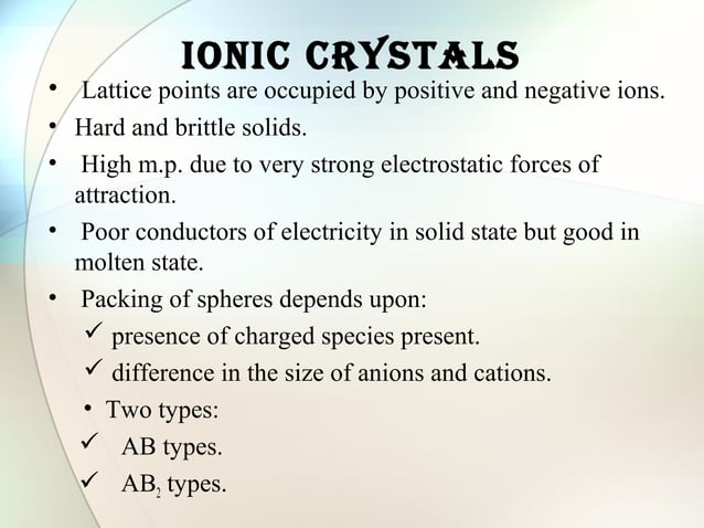 Solid state chemistry | PPT | Chemistry | Science