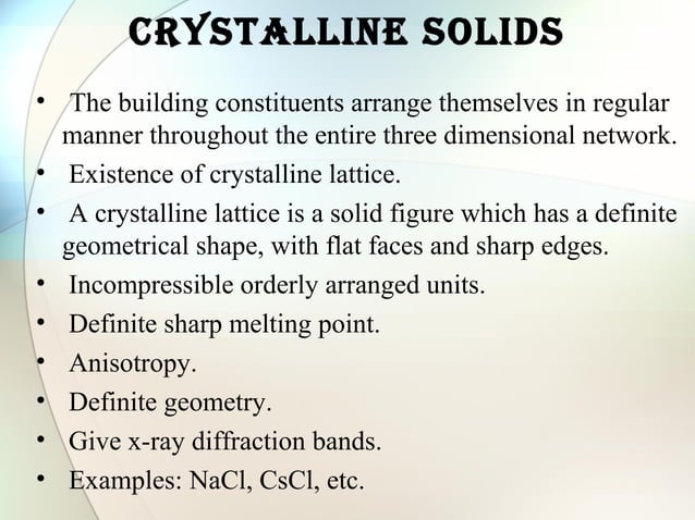Solid state chemistry | PPT | Chemistry | Science