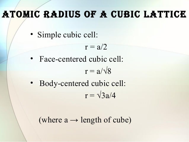 Solid state chemistry