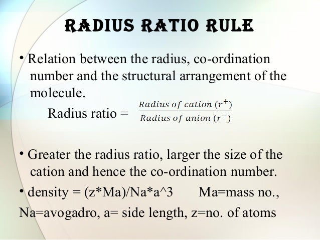 Solid state chemistry