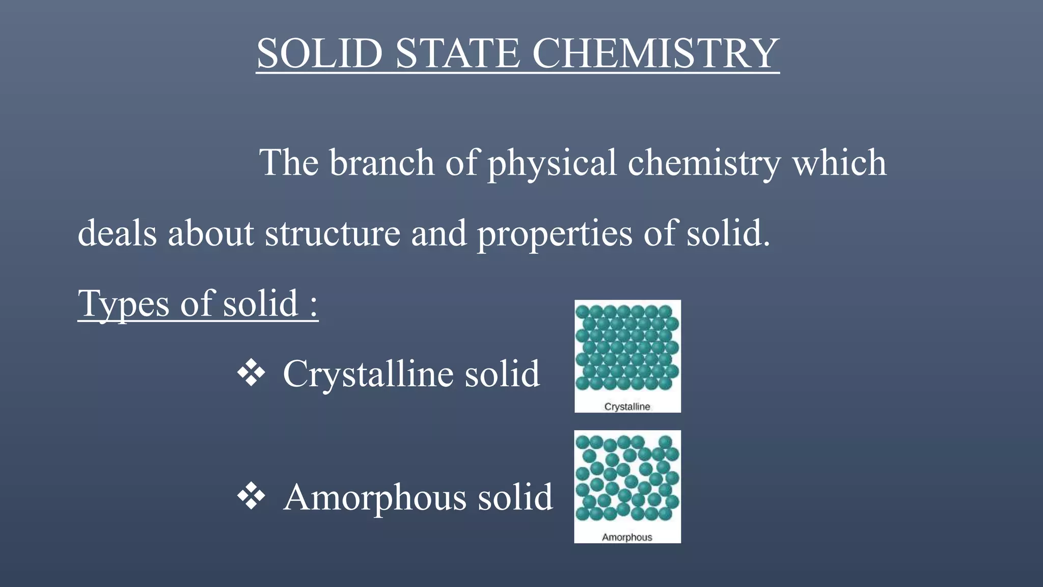 Solid state chemistry-PPT | PDF