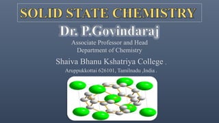 Solid state chemistry-PPT | PDF