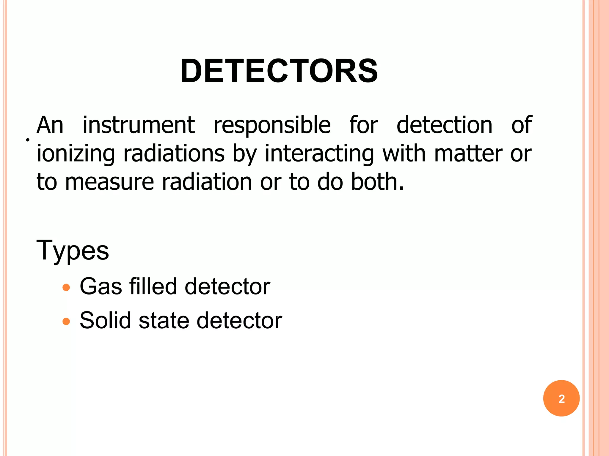 Solid state detector mamita | PPTX