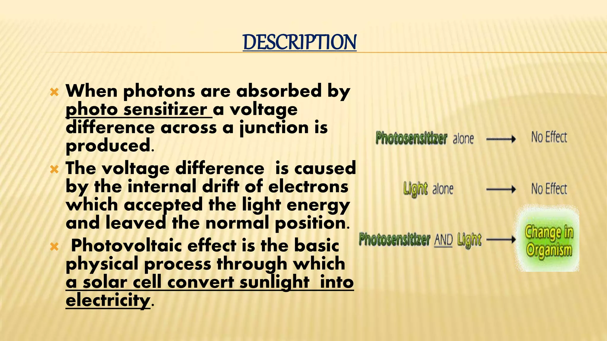 ppt on photo voltaic effect | PPTX
