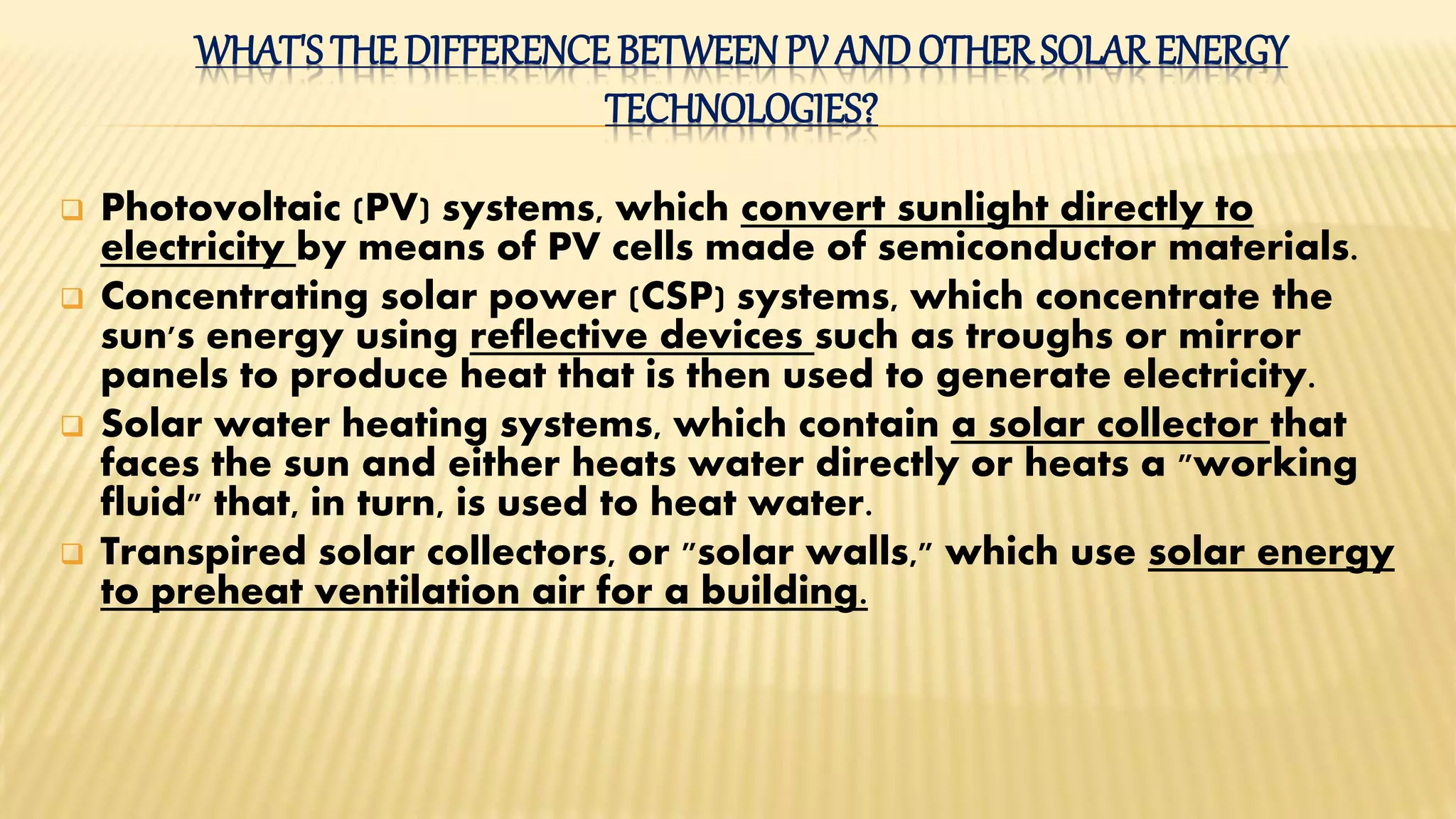 ppt on photo voltaic effect | PPTX