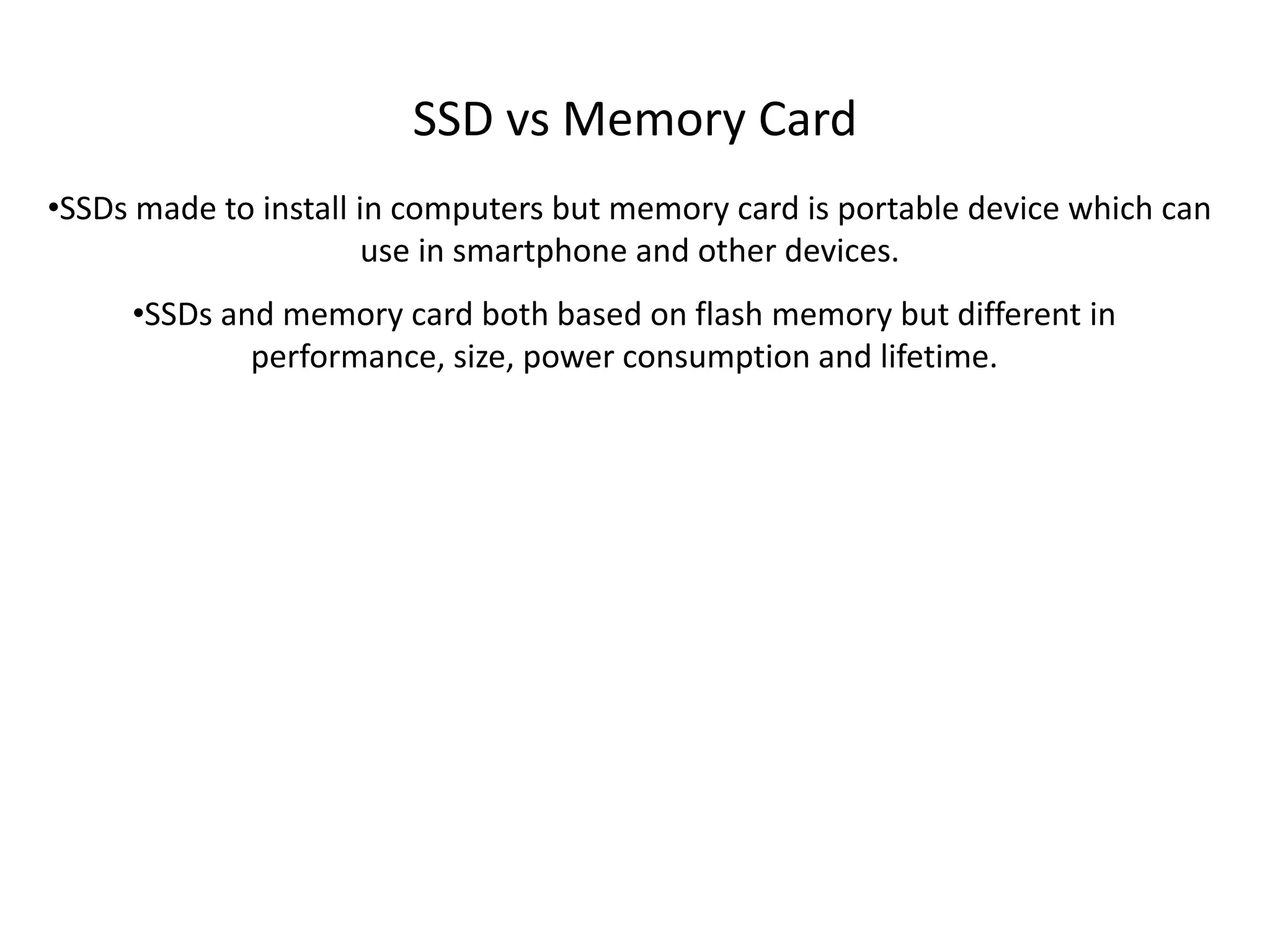 Solid state drive | PPTX