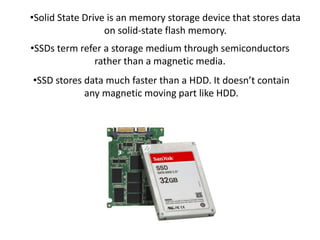 Solid state drive | PPT