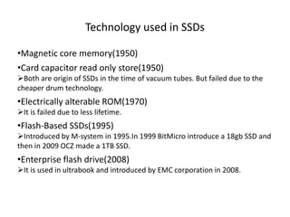 Solid state drive | PPT