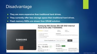 Solid state drive (ssd) | PPTX
