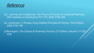 Solid state drug stability | PPTX