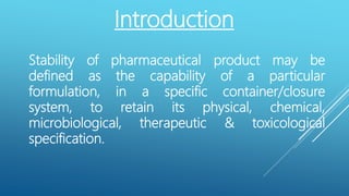 Solid state drug stability | PPTX