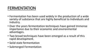 SOLID STATE FERMENTATION(Fermentation ).pdf