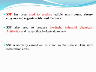 Solidstate fermentation and submerge fermentation | PPTX