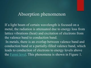 OPTICAL PROPERTIES OF METALS AND NON METALS | PPTX