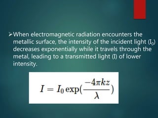 OPTICAL PROPERTIES OF METALS AND NON METALS | PPTX