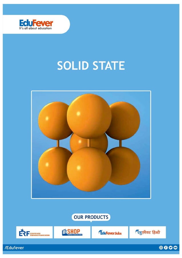 Solid State - Chemistry Revision Notes | PDF