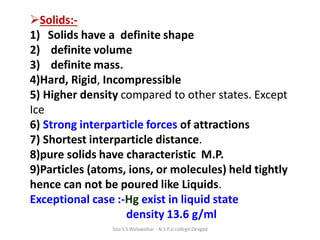 Solid state part 1 | Chemistry Class 12 | By Mrs. Shubhada Walawalkar | PPT
