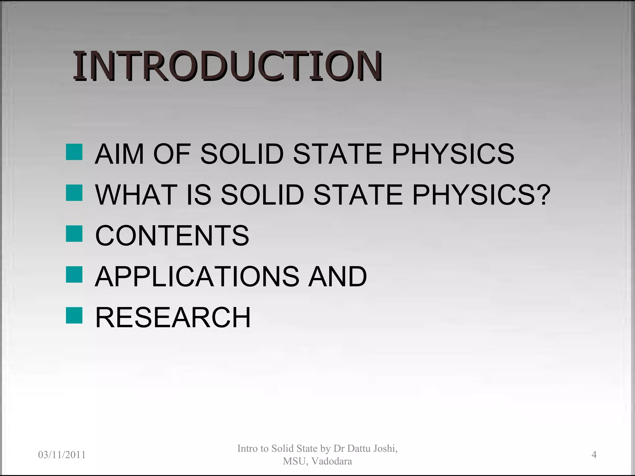 Solid state physics d r joshi | PPT