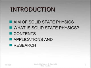 Solid state physics d r joshi | PPT