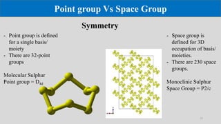 3D Lattices & Symmetry | PPTX