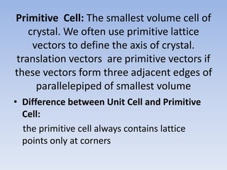 Solid state physics unit 1.pdf