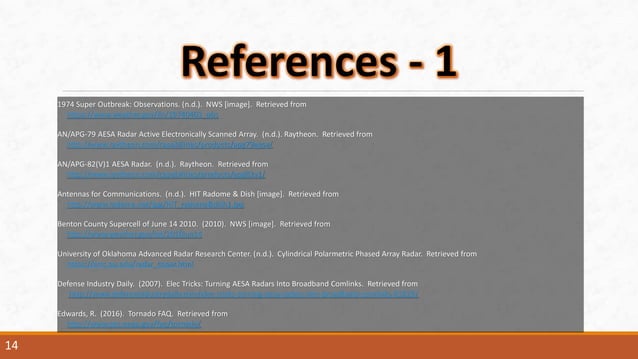 Solid State Phased Array Weather Radar | PPTX