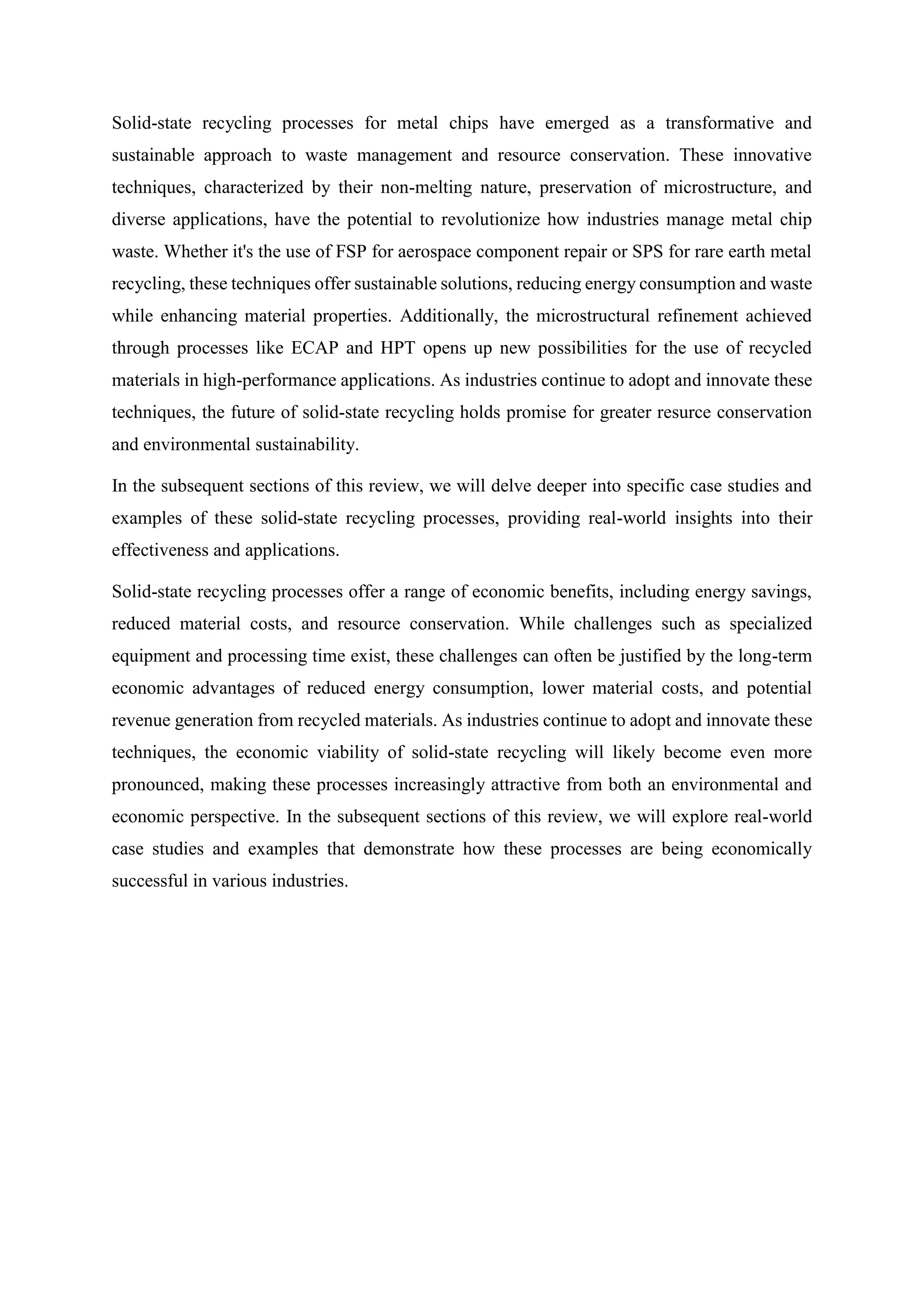 Solid State Recycling Processes to Reuse Metal Chip111111.docx