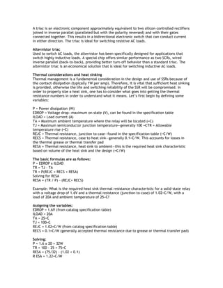 Solid State Relay | DOC